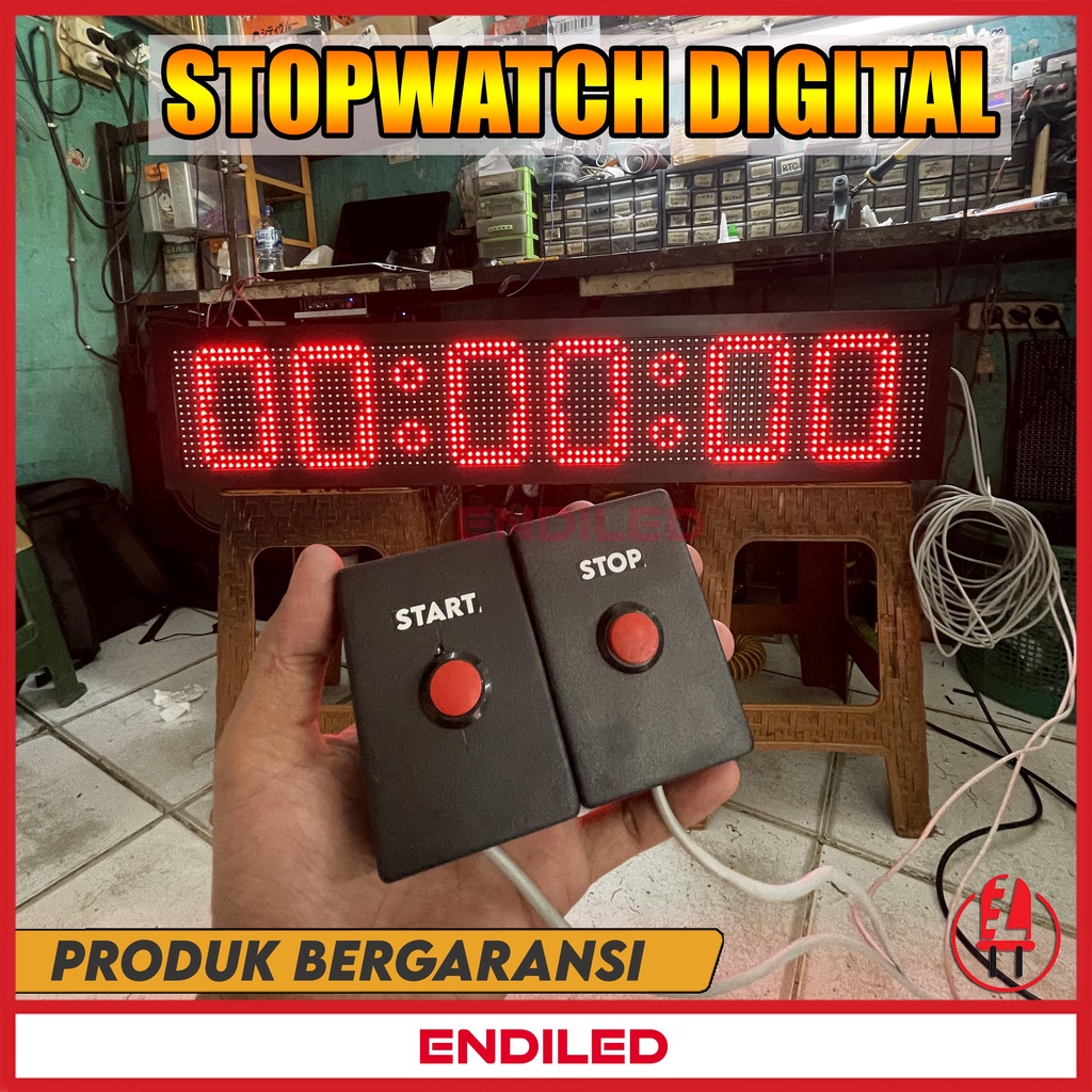 Jual jam digital stopwatch counterup | Shopee Indonesia