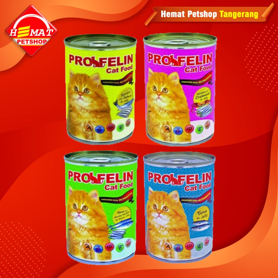 Jual Makanan Kucing Basah Profelin 400 gram Wet Food 400gr | Shopee ...