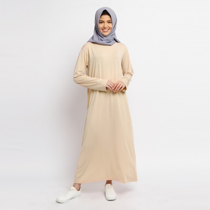 Jual Inner Dress Lengan Panjang / Gamis Manset Lengan Panjang Spandek ...