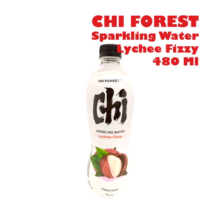 Jual CHI FOREST Sparkling Water Lychee Fizzy Minuman Soda Bebas Gula 480 Ml | Shopee Indonesia