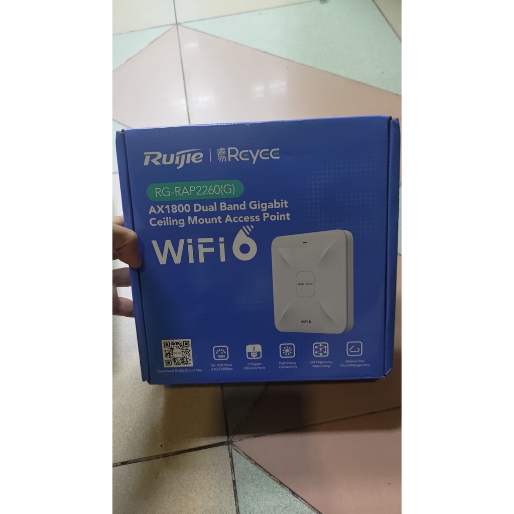 Jual RUIJIE REYEE RG-RAP2260(G) Wi-Fi 6 Ceiling AX1800 Access Point ...