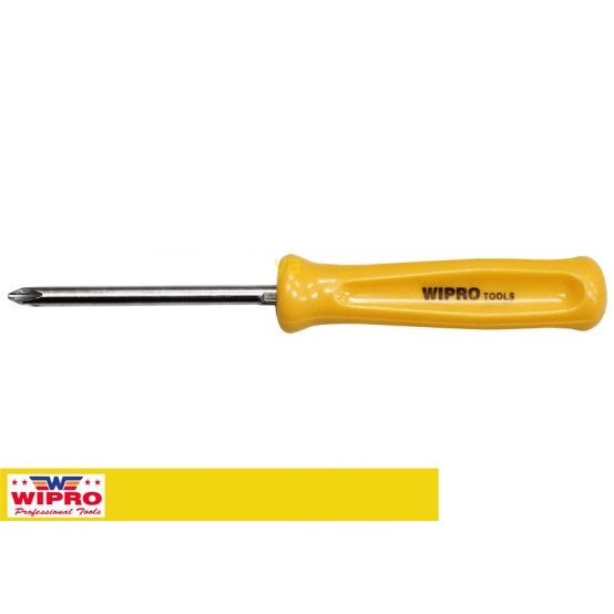 Jual Obeng 2 WAY bolak balik KUNING H0616 WIPRO | Shopee Indonesia