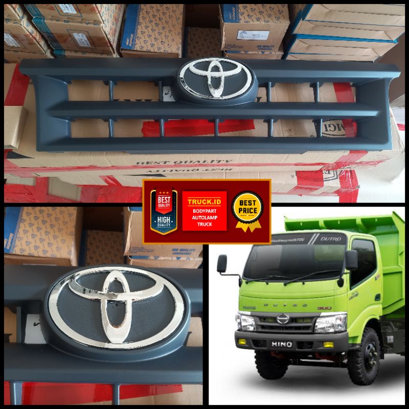 Jual GRILL GRILLE RAM RAMBANG DEPAN TOYOTA DYNA SAURUS +EMBLEM TYT *7702 | Shopee Indonesia