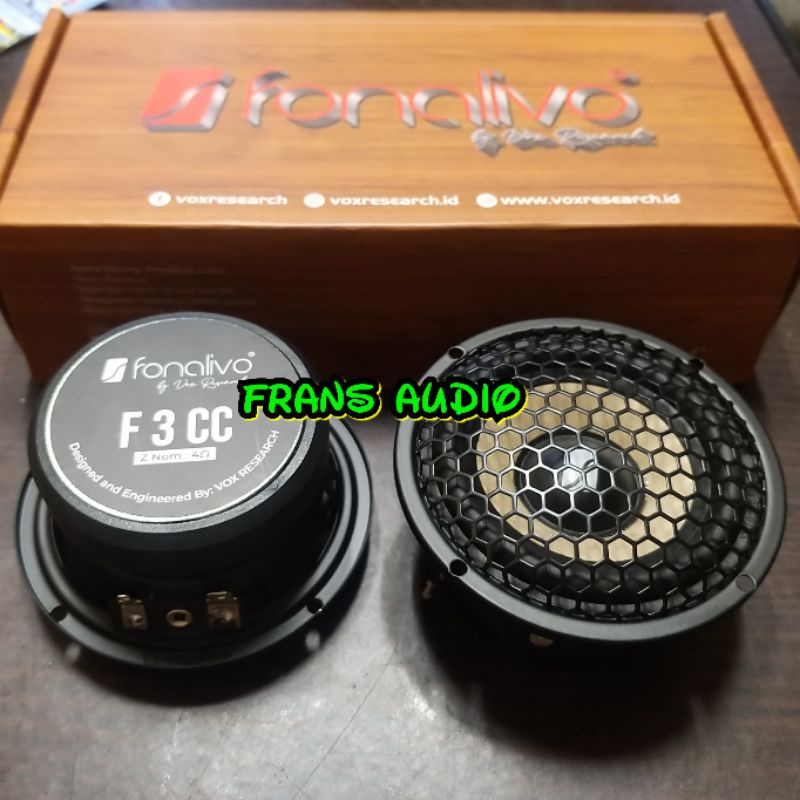 Jual Speaker Midrange Fonalivo Vox research F3CC vox F3 CC mid range F ...