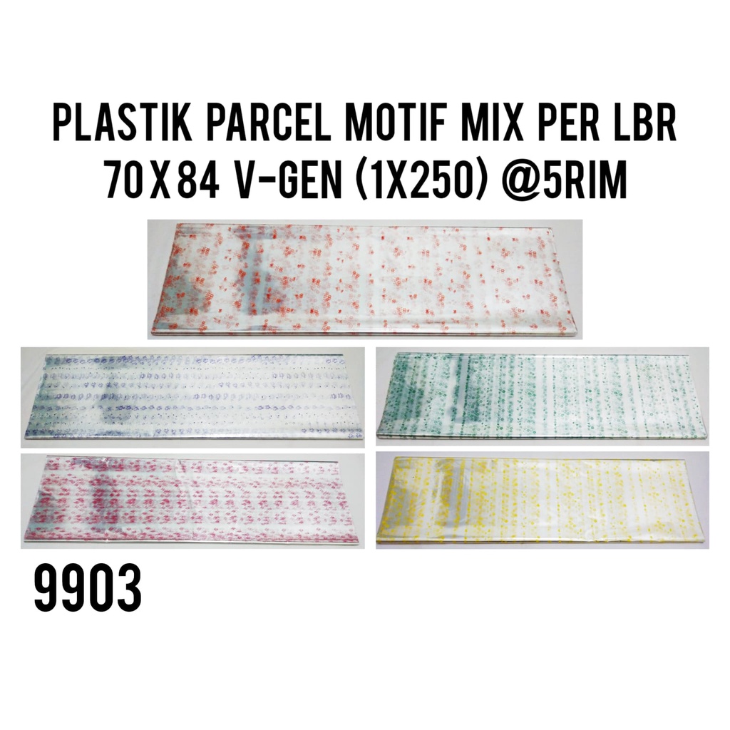 Jual PLASTIK PARSEL / BUNGKUS KADO / PLASTIK PARCEL MIX PER LBR 70X84 V ...