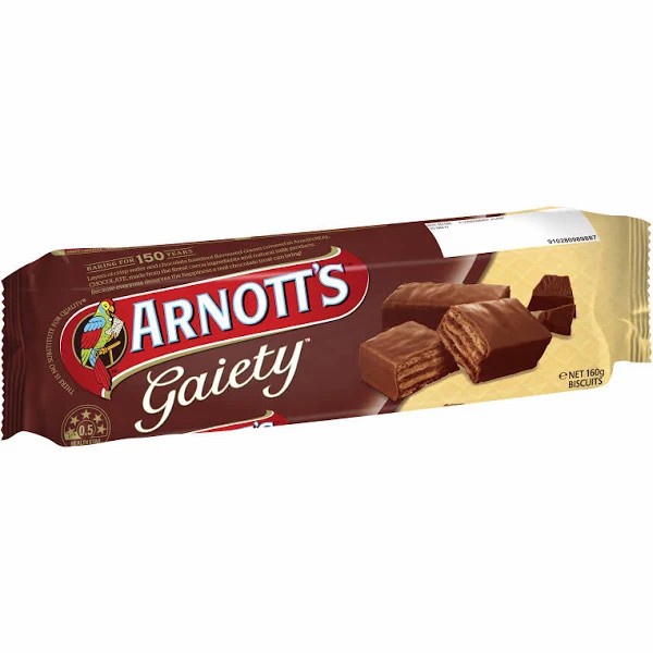 Jual Arnott's Chocolate Gaiety Biscuits 160gr Biskuit Arnotts | Shopee ...