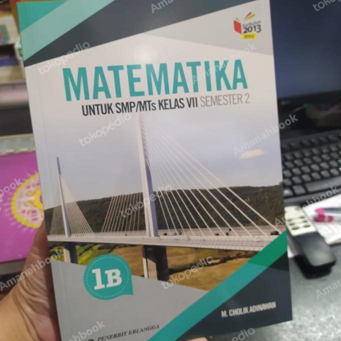 Jual Buku Matematika SMP Kelas 7 Semester II / IB K13 Revisi Erlangga ...
