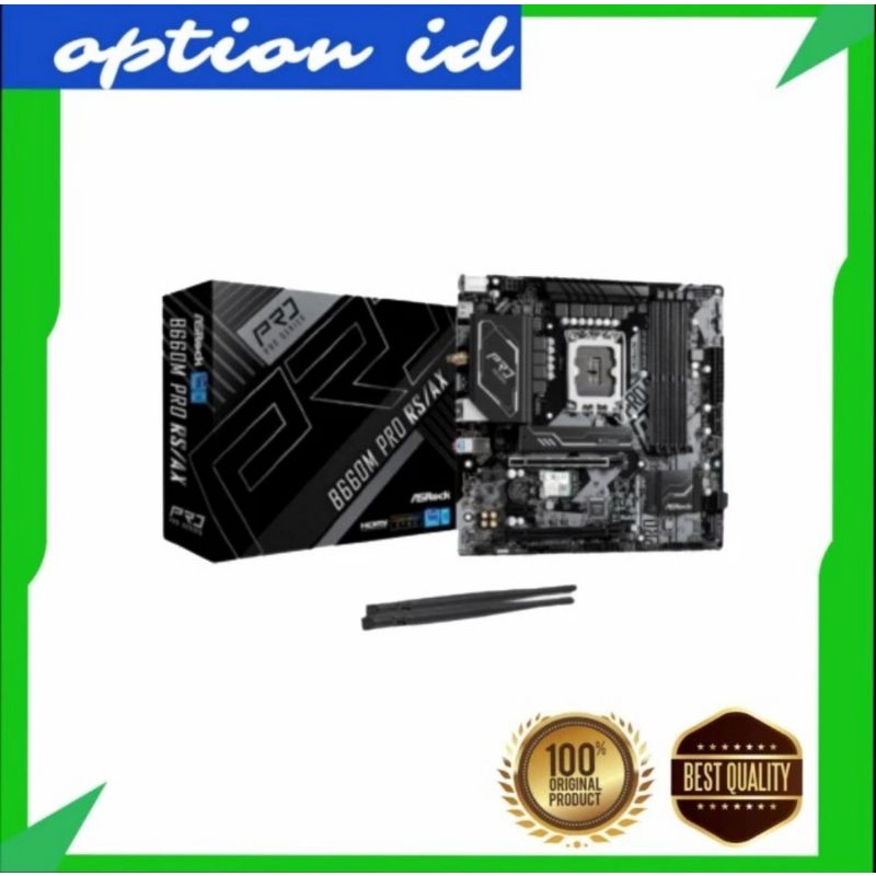 Jual Motherboard INTEL ASRock B660M Pro RS/AX | B660 LGA 1700 DDR4 mATX ...