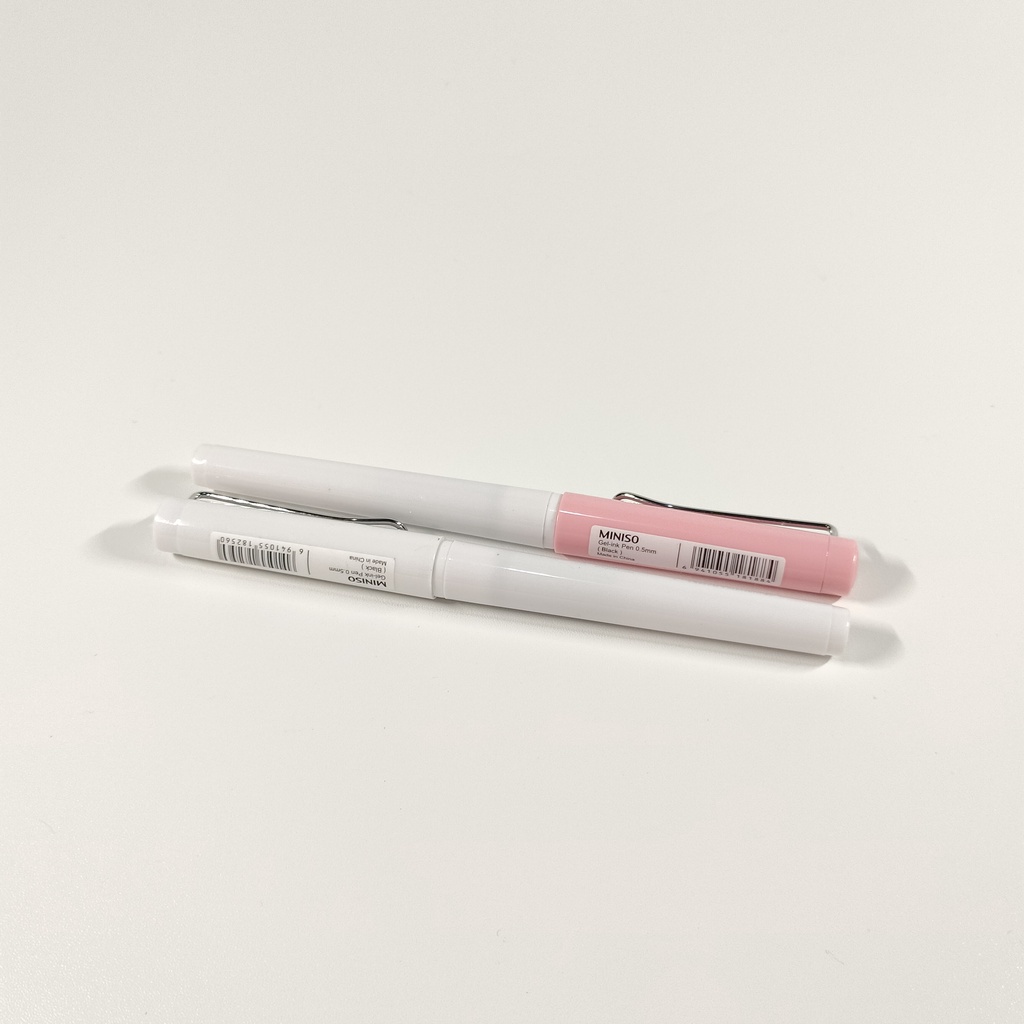 Jual MINISO Gel-Ink 0.5mm White and Pink | Pulpen Miniso | Shopee Indonesia