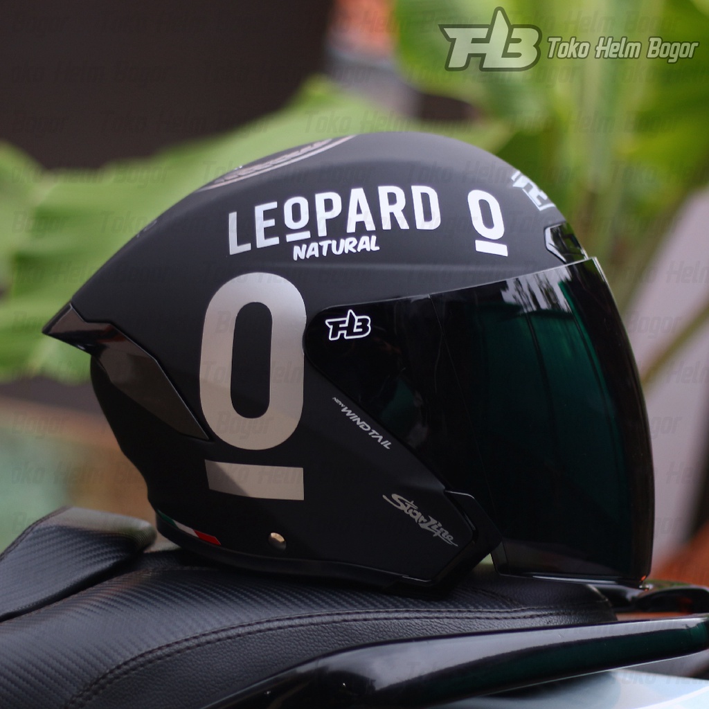Jual RSV New Windtail BLACK DOF visor DARKSMOKE Leopard Silver World ...