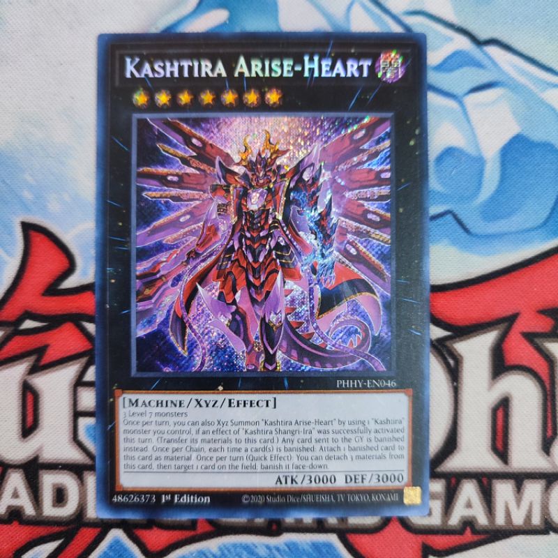 Jual yugioh kashtira arise-heart PHHY secret rare original | Shopee ...