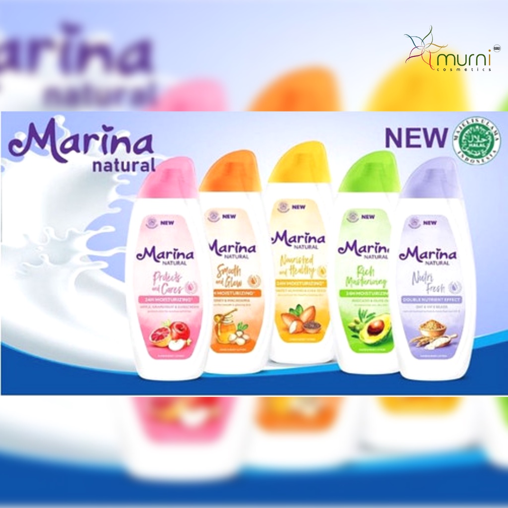 Jual MARINA NATURAL HAND BODY LOTION 190ml / 188ml | Shopee Indonesia
