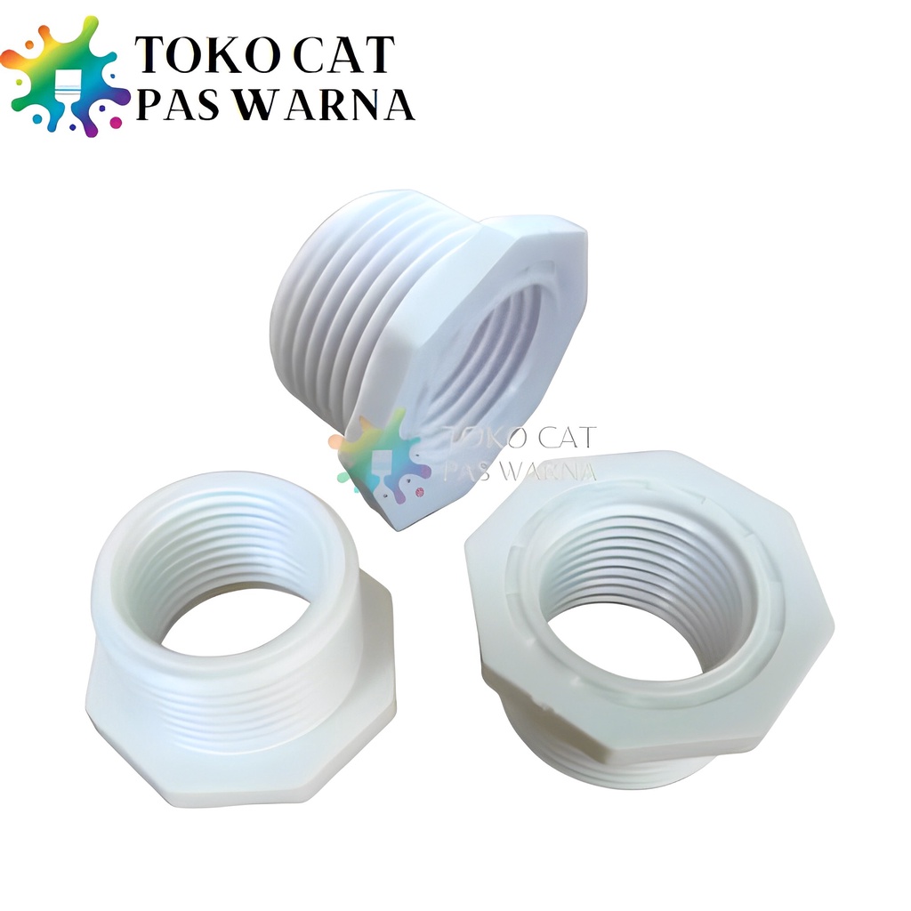 Jual Vlok Ring Sambungan Drat PVC Kran 3/4 x 1/2 INCH | Shopee Indonesia
