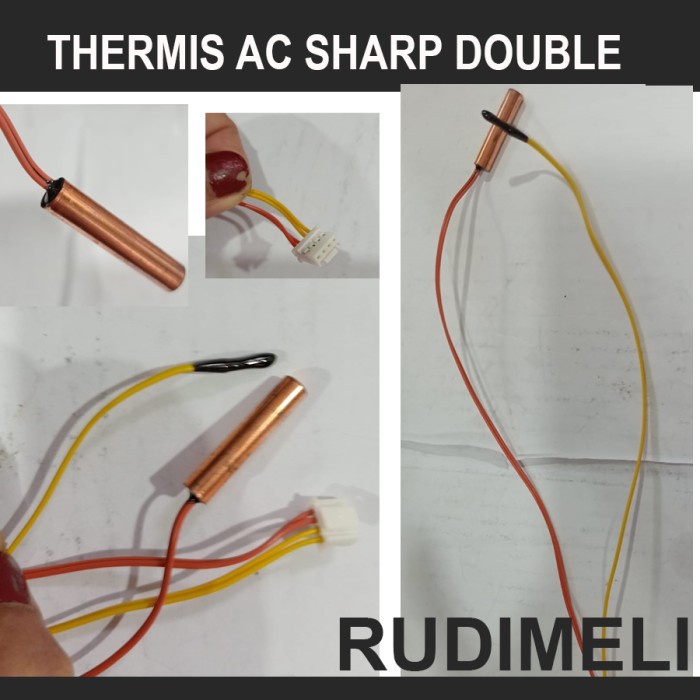 Jual TERMIS/THERMIS/TERMISTOR AC SHARP DOUBLE | Shopee Indonesia