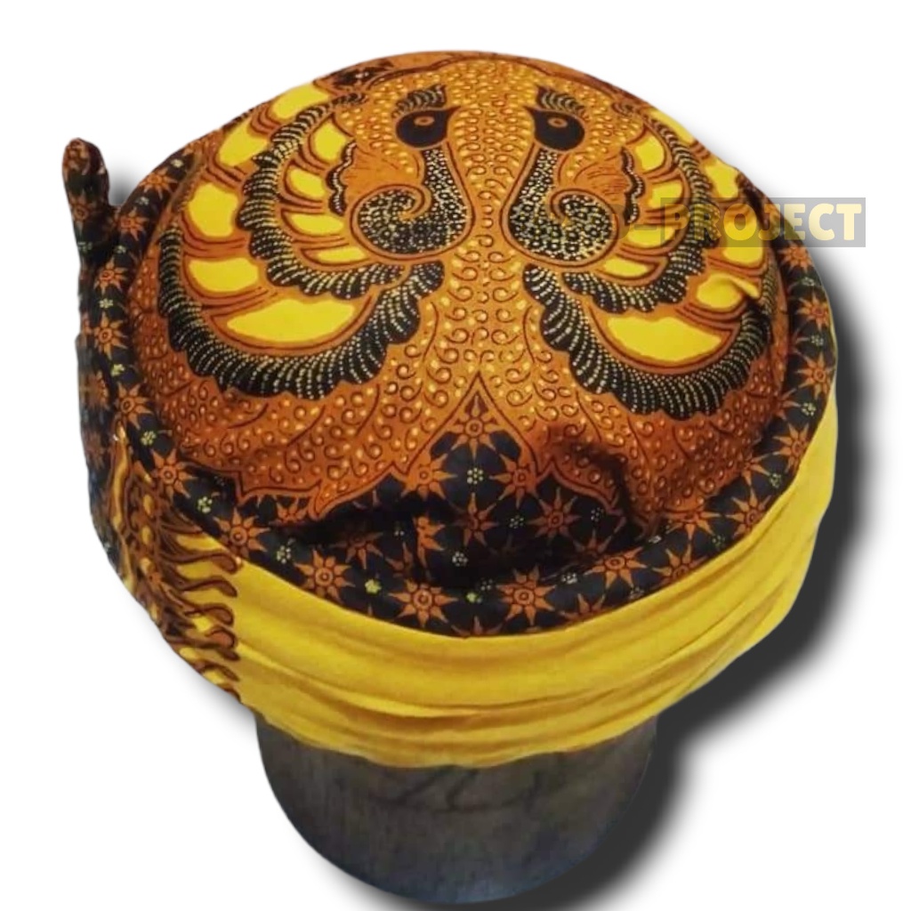 Jual iket sunda candra sumirat motif batik - sorban iket sunda totopong ...