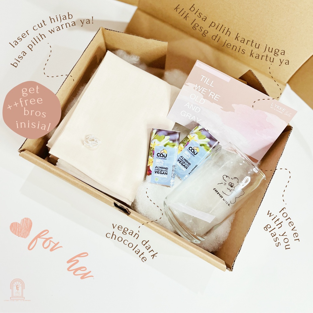Jual Deluxe Set I | Hampers Hijab & Gelas Giftbox | Kado Ultah | Kado ...