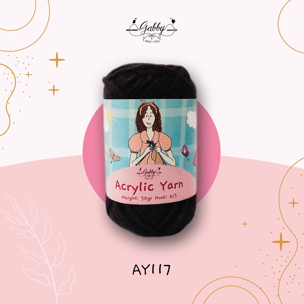 Jual Benang Rajut Akrilik/Acrylic Yarn AY117 | Shopee Indonesia