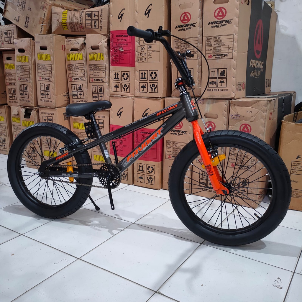 Jual sepeda bmx anak 20 inch favorit 2030 ban jumbo 3.0 | Shopee Indonesia