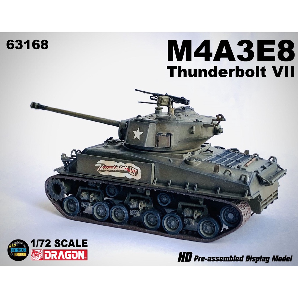 Jual Tank Sherman M4a3e8 Thunderbolt Vii Germany 1945 Skala 1 72