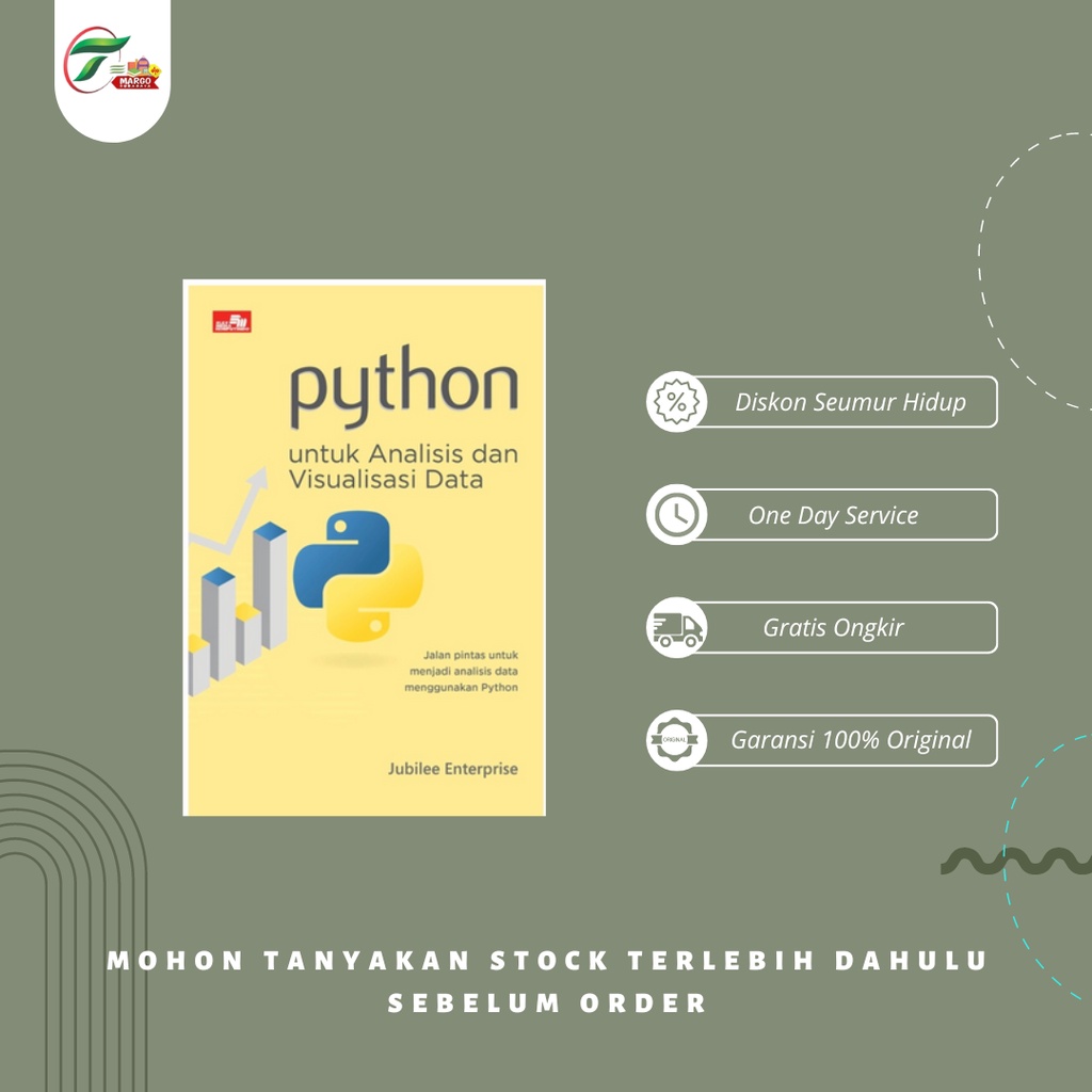 Jual Python Untuk Analisis Dan Visualisasi Data Karya Jubilee