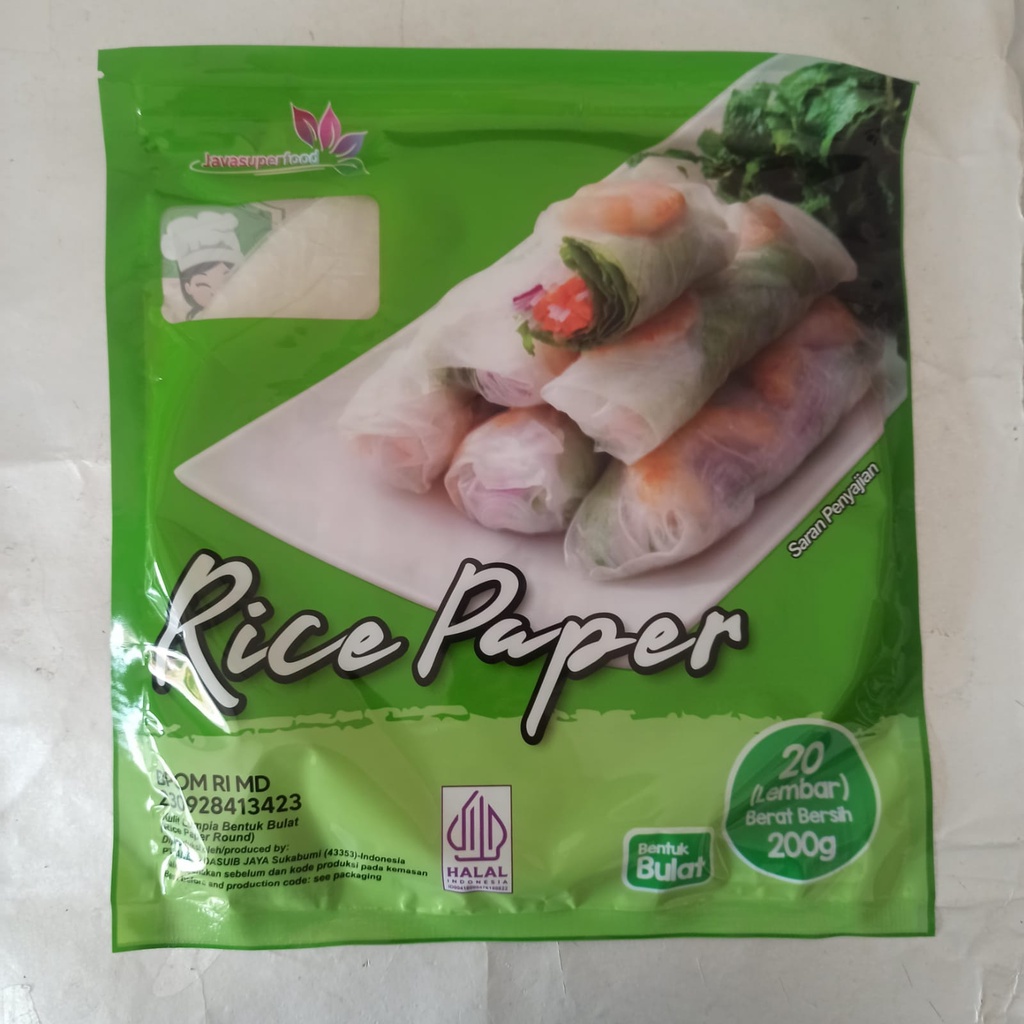 Jual rice paper / kulit lumpia vietnam java | Shopee Indonesia