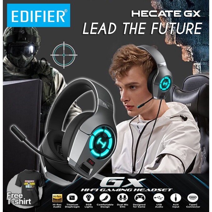Jual Headset Gaming EDIFIER Hecate GX High-fidelity | Shopee Indonesia