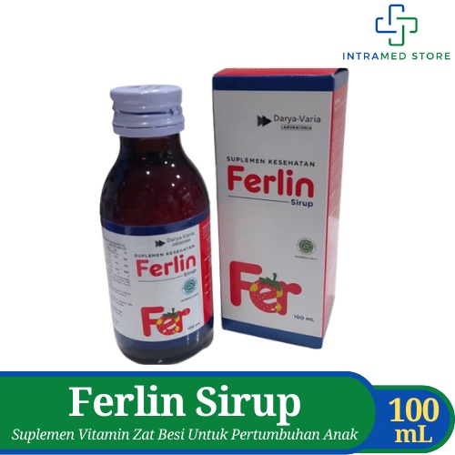 Jual Ferlin Sirup 100 ml Suplemen Vitamin Dan Zat Besi Untuk Masa ...