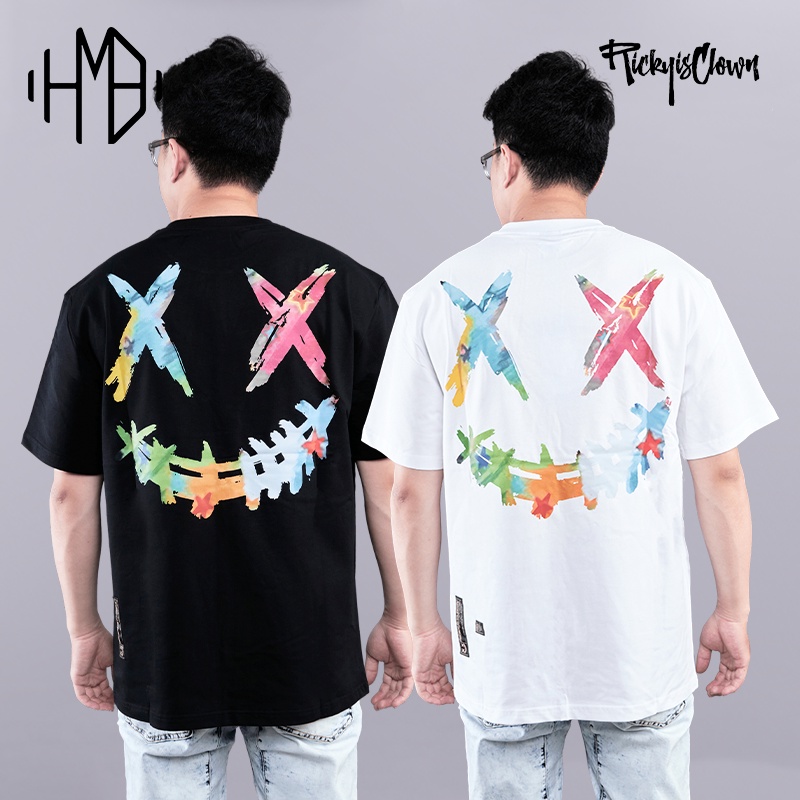 Jual RIC Ricky Is Clown Coloring Painting Smiley Face Tee rickyisclown ...