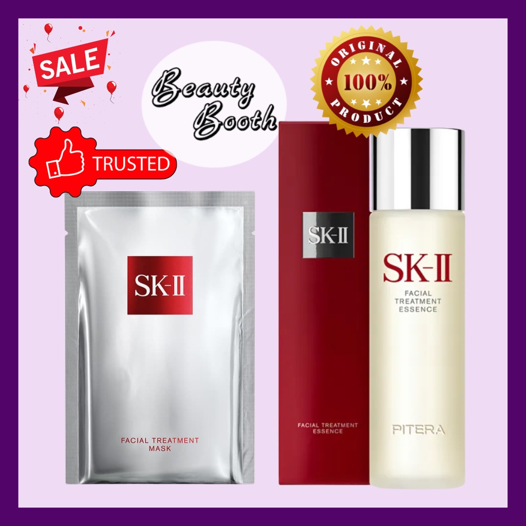 Jual SK-II SKII SK2 FTE 75ml + FT Mask Facial Treatment | Shopee Indonesia