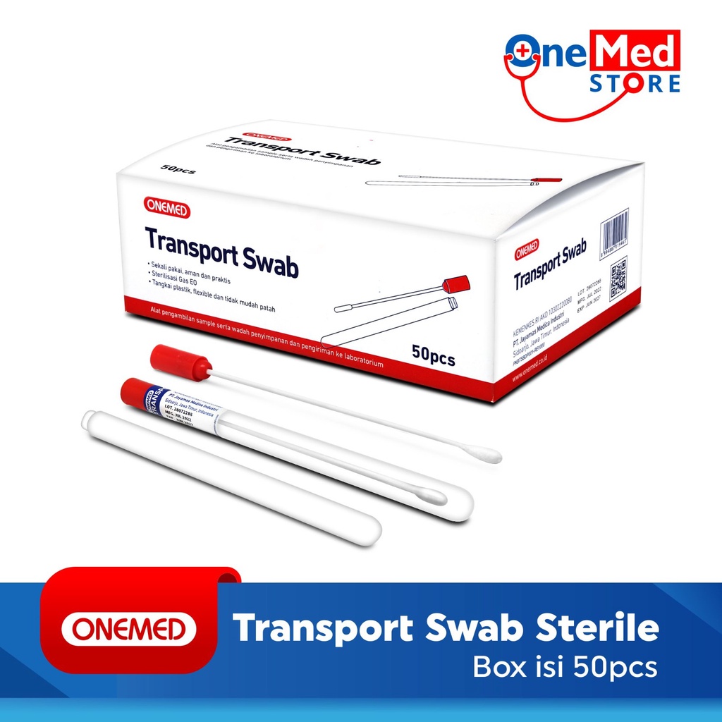 Jual Transport Swab Steril Onemed Box Isi 50 Pcs OJ | Shopee Indonesia