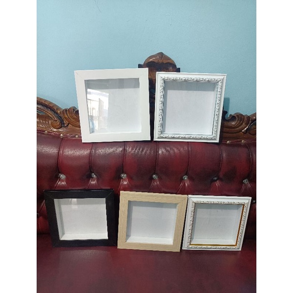 Jual Bingkai 3D UK 20*20 cm (box 3 cm)SUDAH FREE PACKING KAYU | Shopee ...