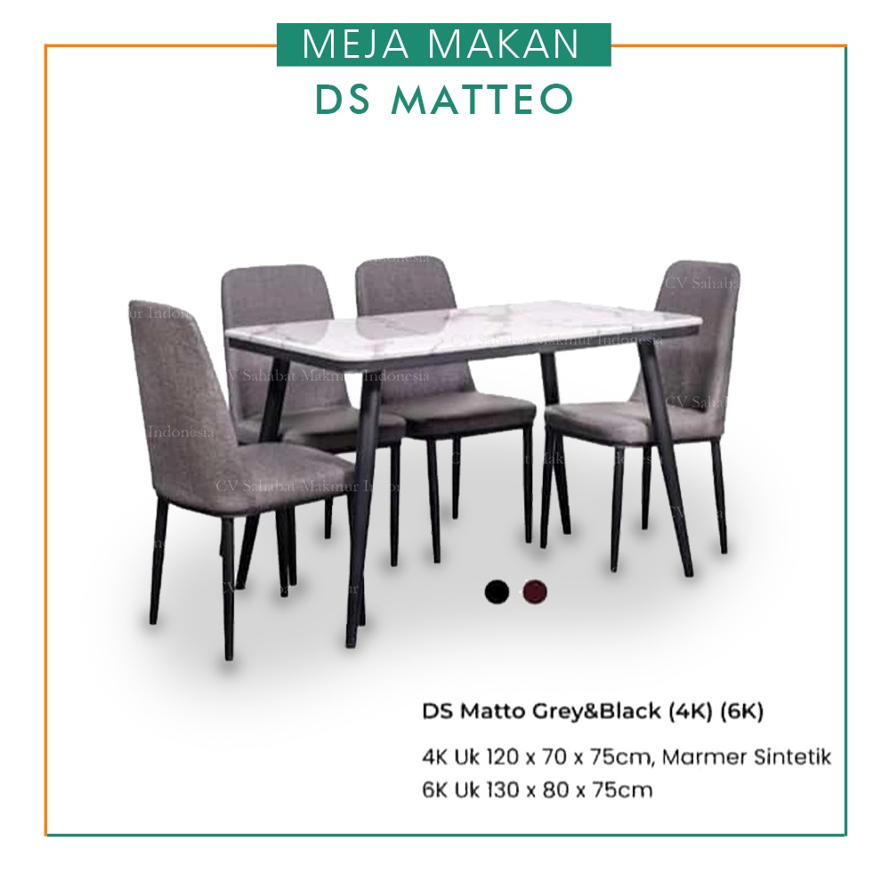 Jual meja makan importa minimalis, meja makan modern, meja makan besi ...