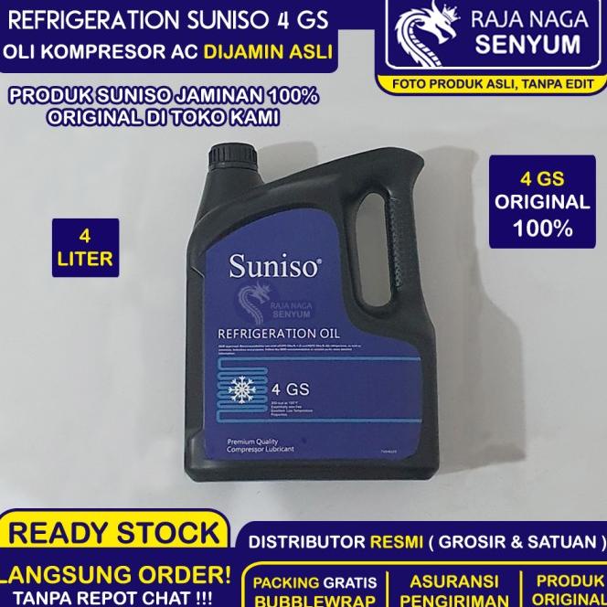 Jual Oli Kompresor Ac Suniso 4 Gs 4 Liter 4 Ltr Oil Compressor Ac ...