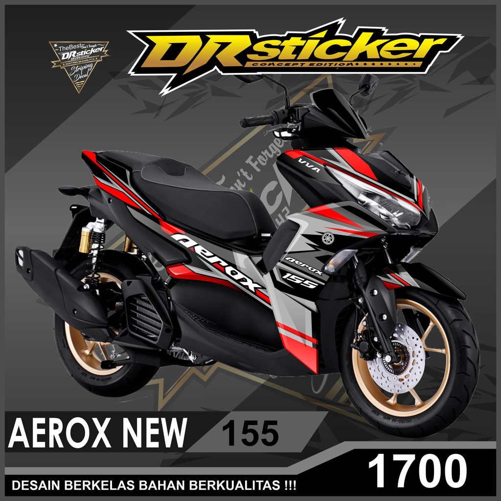 Jual Stiker Full Body Aerox 155 New Sticker Modifikasi Racing Grafis ...