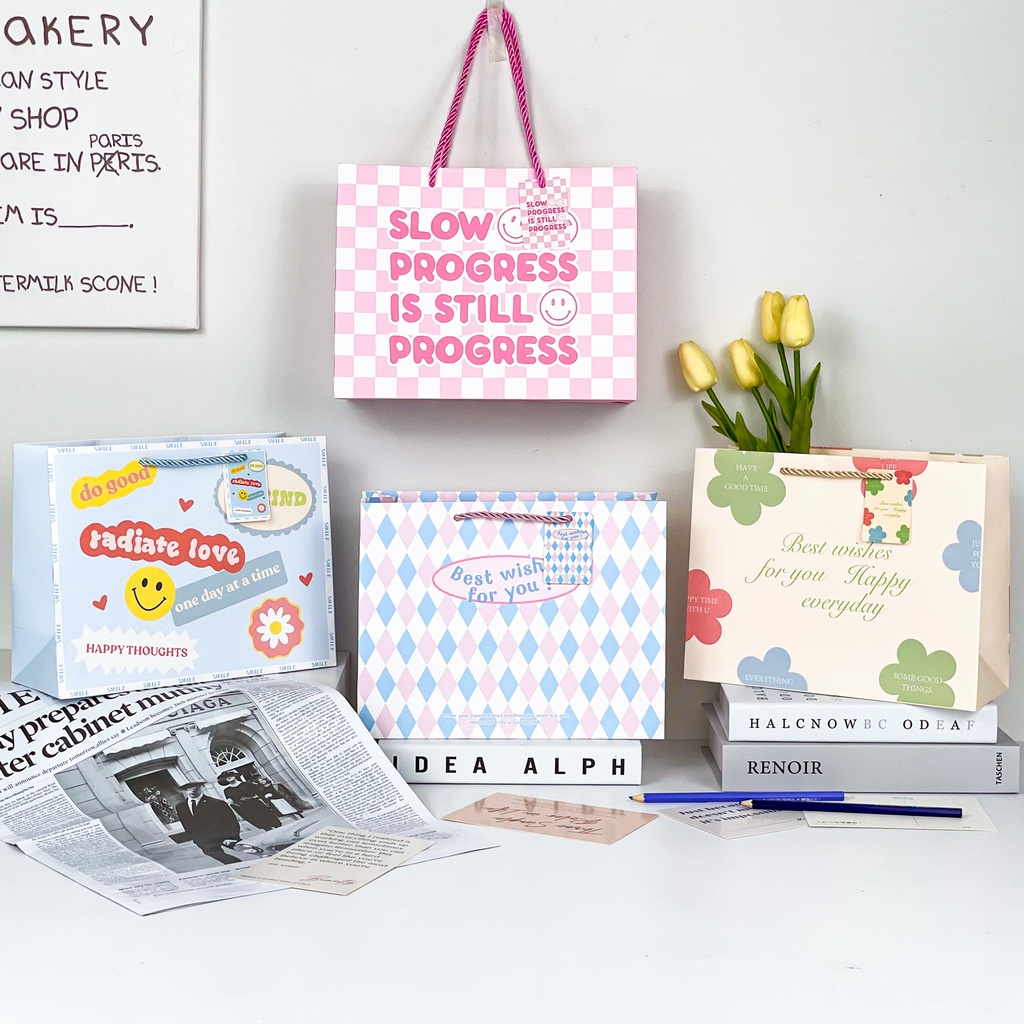 Jual Paperbag Premium Quality Romantic Love Gift Bag Lucu Tas Kado ...