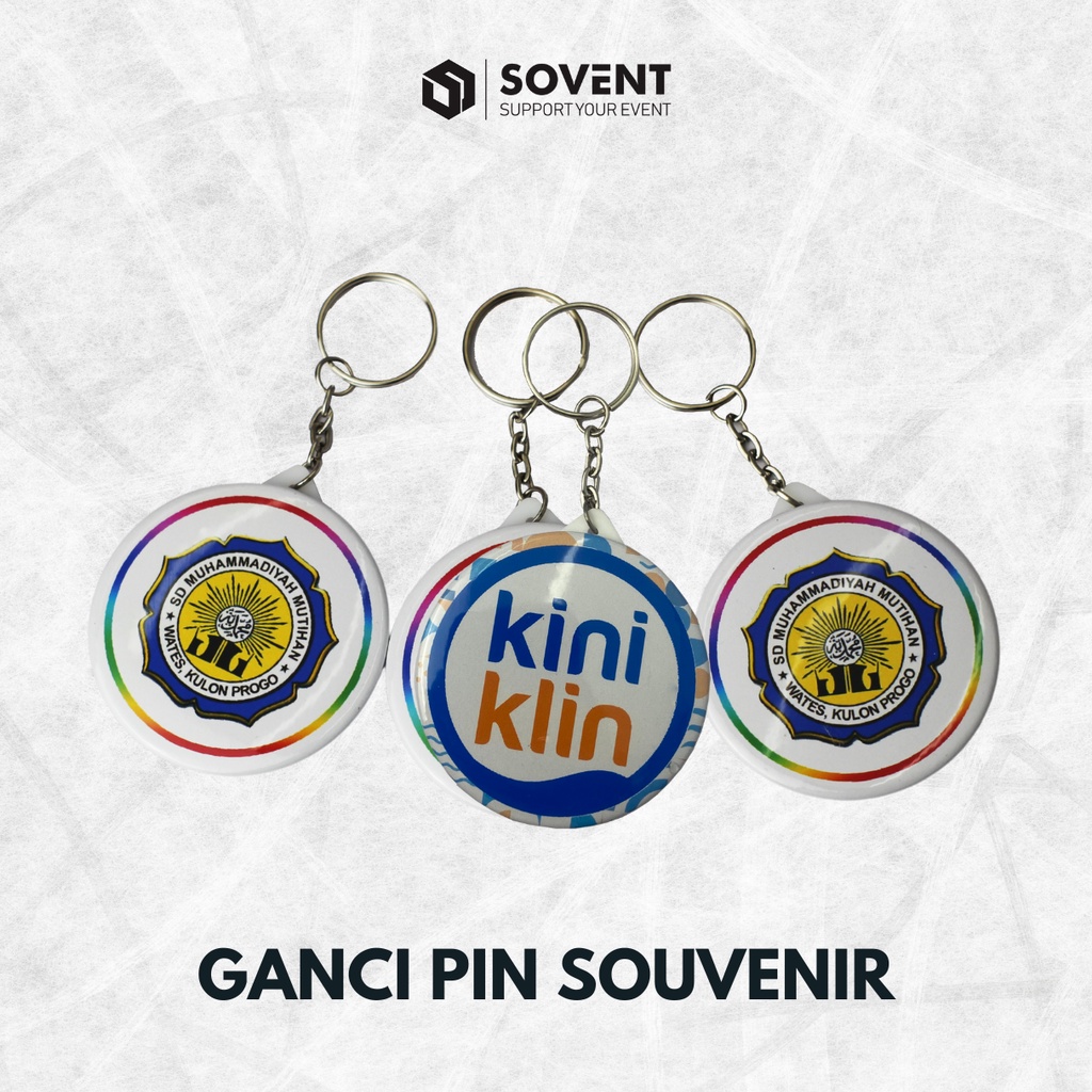 Jual GANTUNGAN KUNCI PIN CUSTOM - GANCI PIN SOUVENIR | Shopee Indonesia