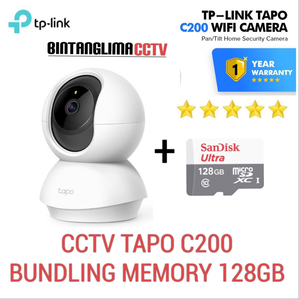 Jual WiFi Camera TP-LINK TAPO C200 - Home Security Cam TPLINK TAPO C200 FHD | Shopee Indonesia