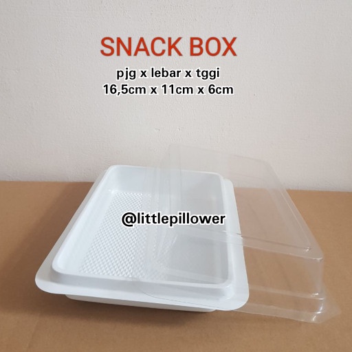 Jual [Tempat Roti] Snack Box/Mika Snack/Kotak Snack/Mika Nasi/Mika Kue ...