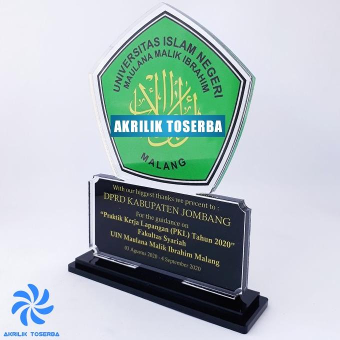 Jual PLAKAT AKRILIK VANDEL AKRILIK TROPHY UKURAN 20 X 15 CM- BAHAN 8 MM ...