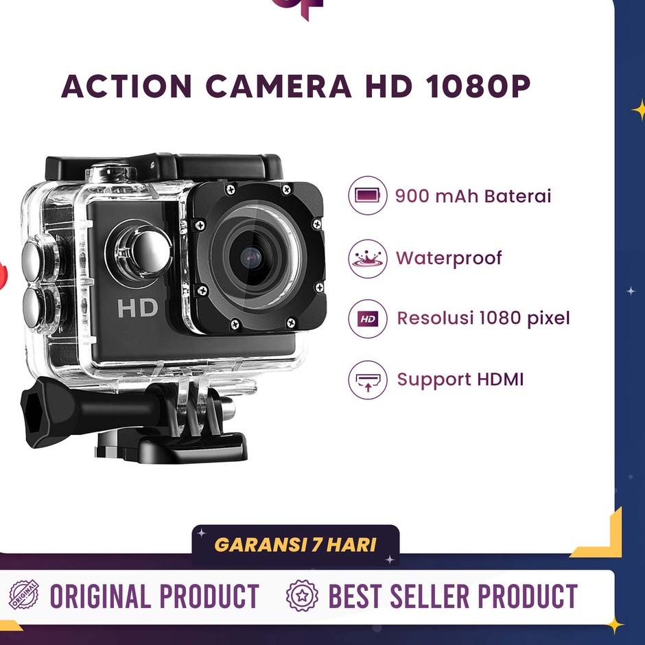 Jual Hadir Termurah [COD] Action Camera 1080 HD Include Case Anti Air ...
