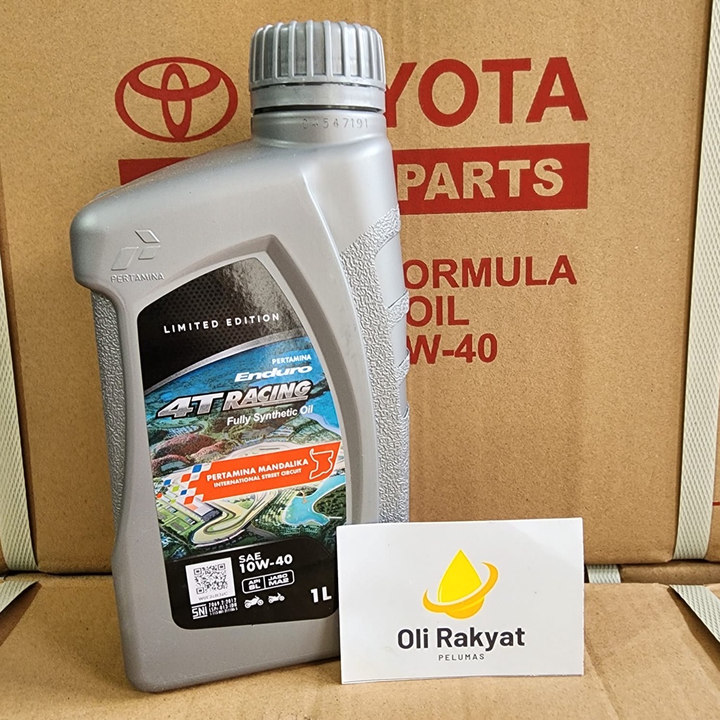 Jual OLI MESIN ENDURO 4T RACING 1 LITER / 1 L SAE 10W-40 | OLI MOTOR ...