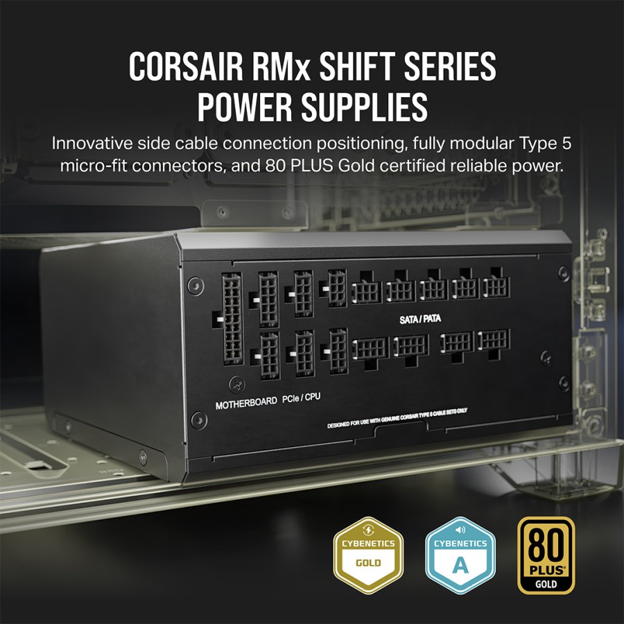 Jual POWER SUPPLY PSU CORSAIR RM1200X SHIFT PCIE5 ATX 3.0 1200W 80+ GOLD FULL MODULAR | Shopee ...