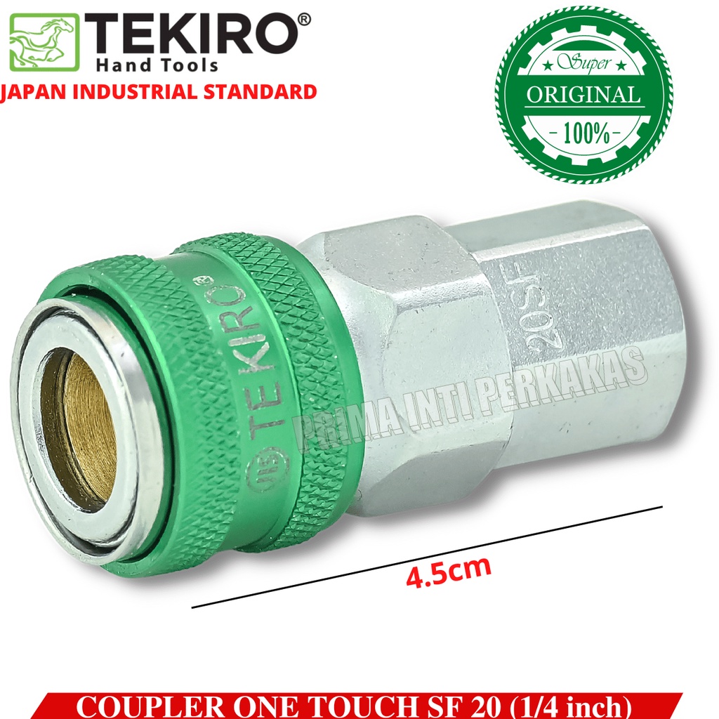 Jual Quick Coupler One Touch 20 SF Tekiro | Shopee Indonesia