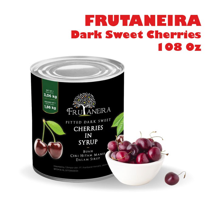 Jual FRUTANEIRA Dark Sweet Cherries 108 Oz / Buah Ceri Hitam Manis ...