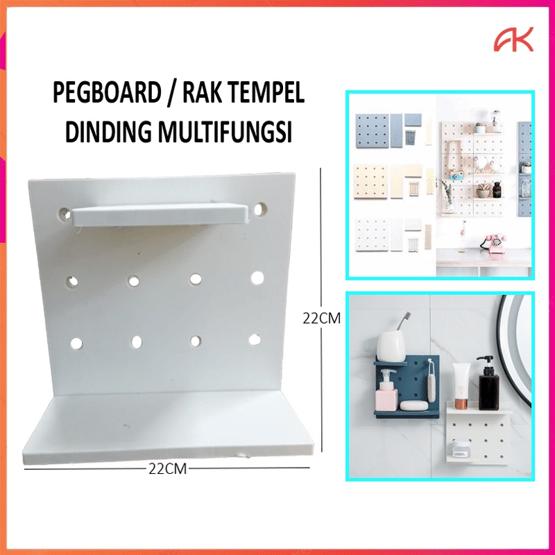 Jual ANK PEGBOARD PEG BOARD RAK TEMPEL DINDING MULTIFUNGSI / RAK ...