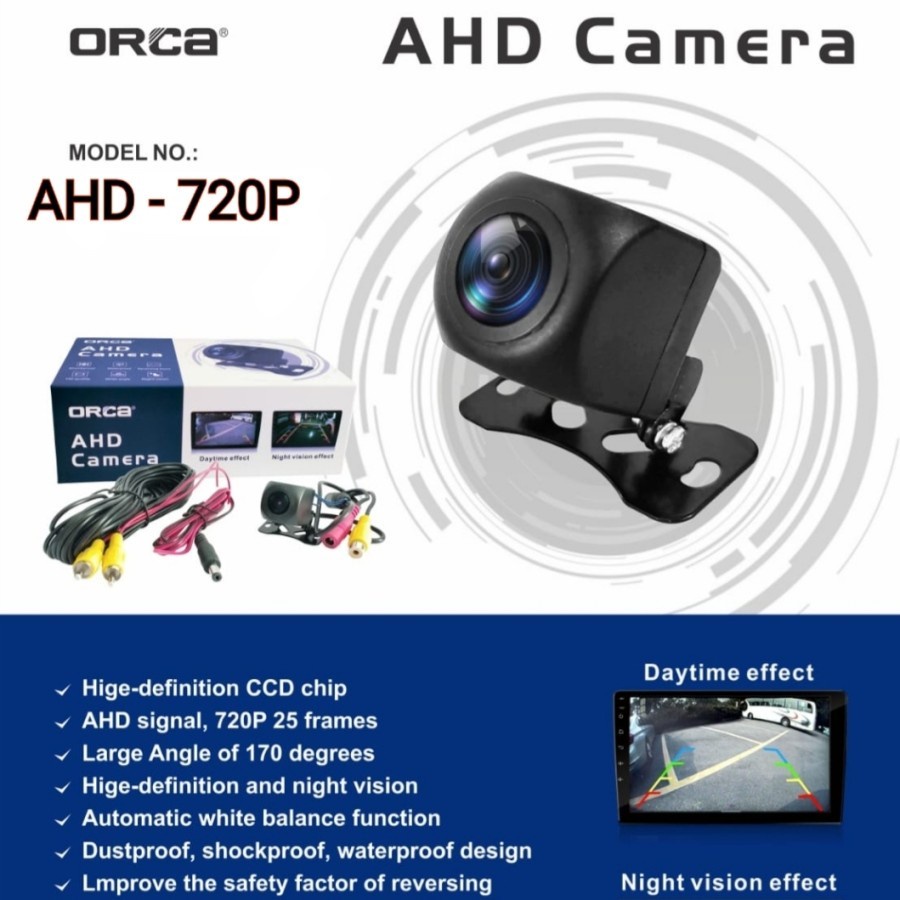 Jual Kamera Parkir Mundur Orca AHD-720P 25 Hz Compatible Head Unit Android | Shopee Indonesia