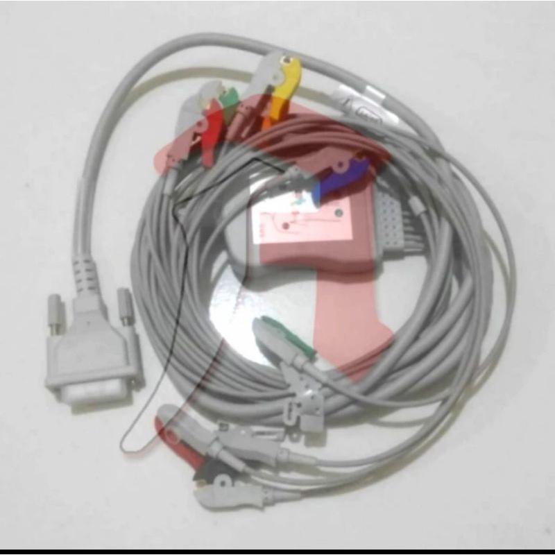 Jual ECG Cable Treadmill / Kabel ECG Treadmill 10 Lead Clip | Shopee ...
