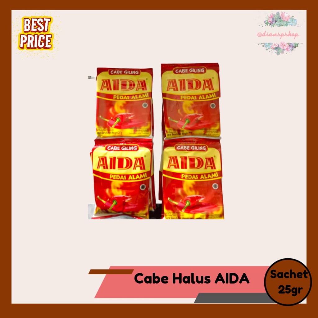 Jual Bubuk cabe aida Kecil 25gr || dianspshop | Shopee Indonesia