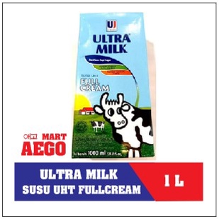 Jual Ultra milk susu uht full cream 1 liter | Shopee Indonesia