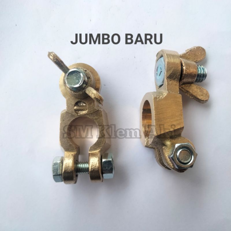 Jual Kepala Aki besar Terminal Aki klem aki Kuningan tipe N100 Jumbo ...